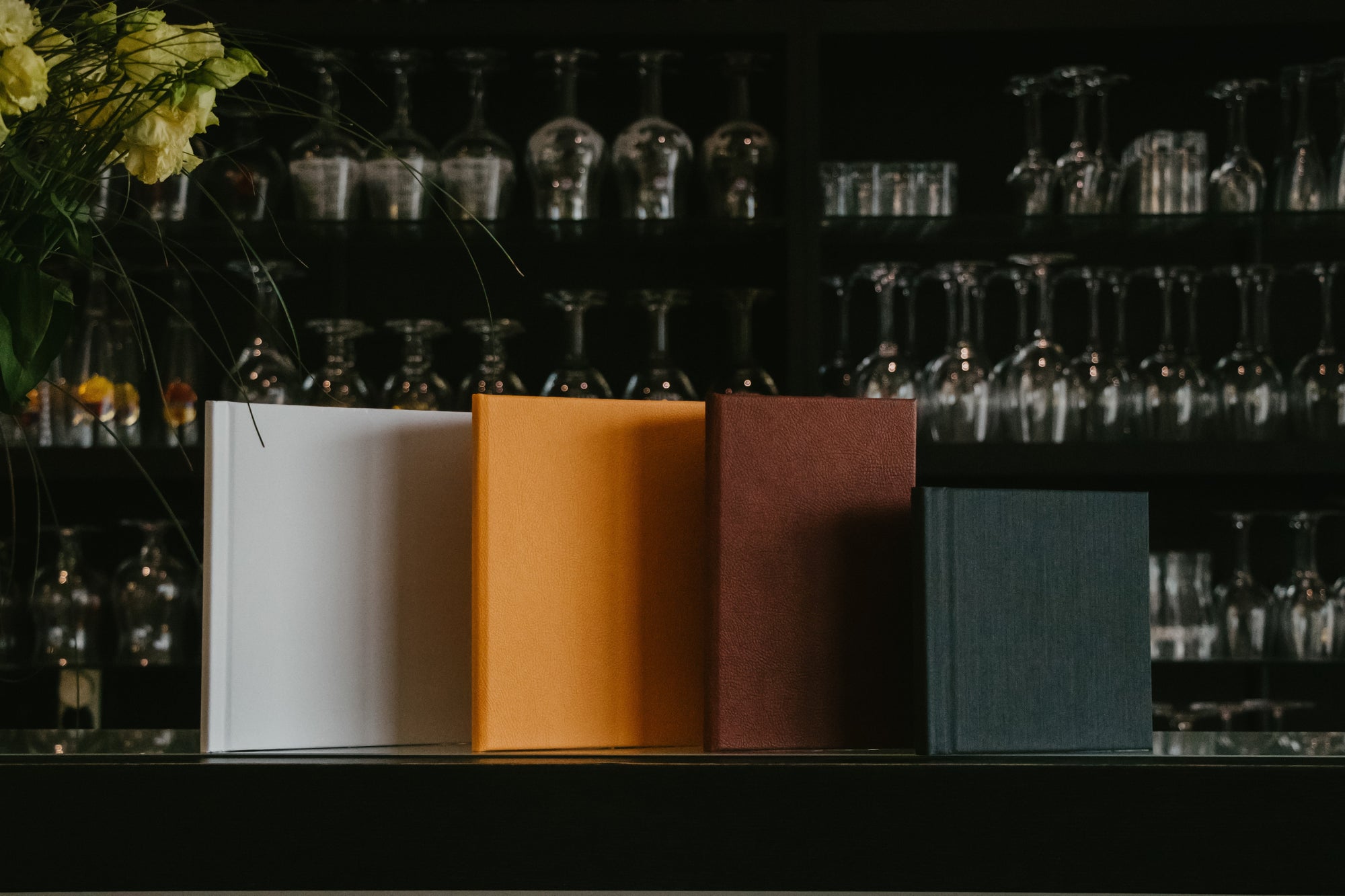 Custom Menu & Drink Cards – Leather Covers, Logo Branding & More ...